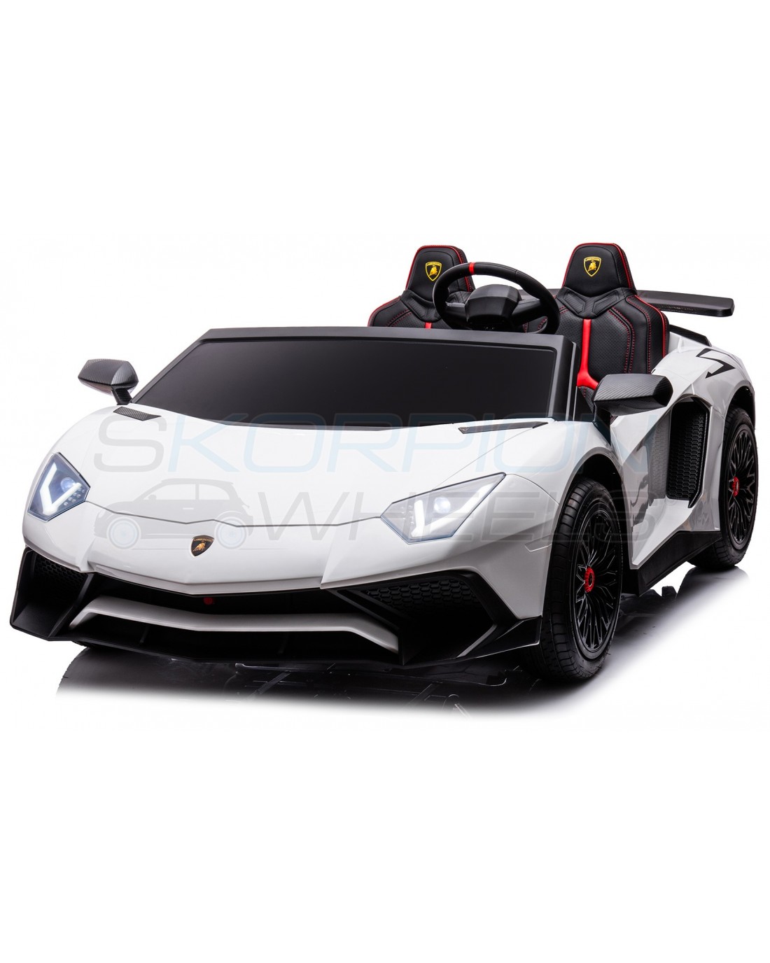 Παιδικό Αυτοκίνητο Skorpion Lamborghini Aventador SV Original 24V Λευκό ...