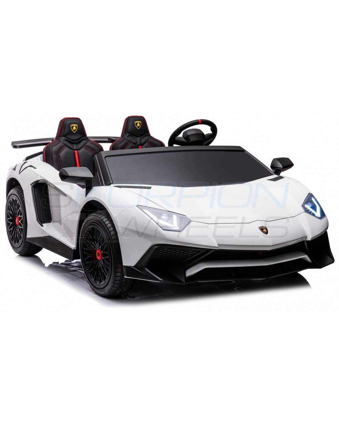 Παιδικό Αυτοκίνητο Skorpion Lamborghini Aventador SV Original 24V Λευκό ...