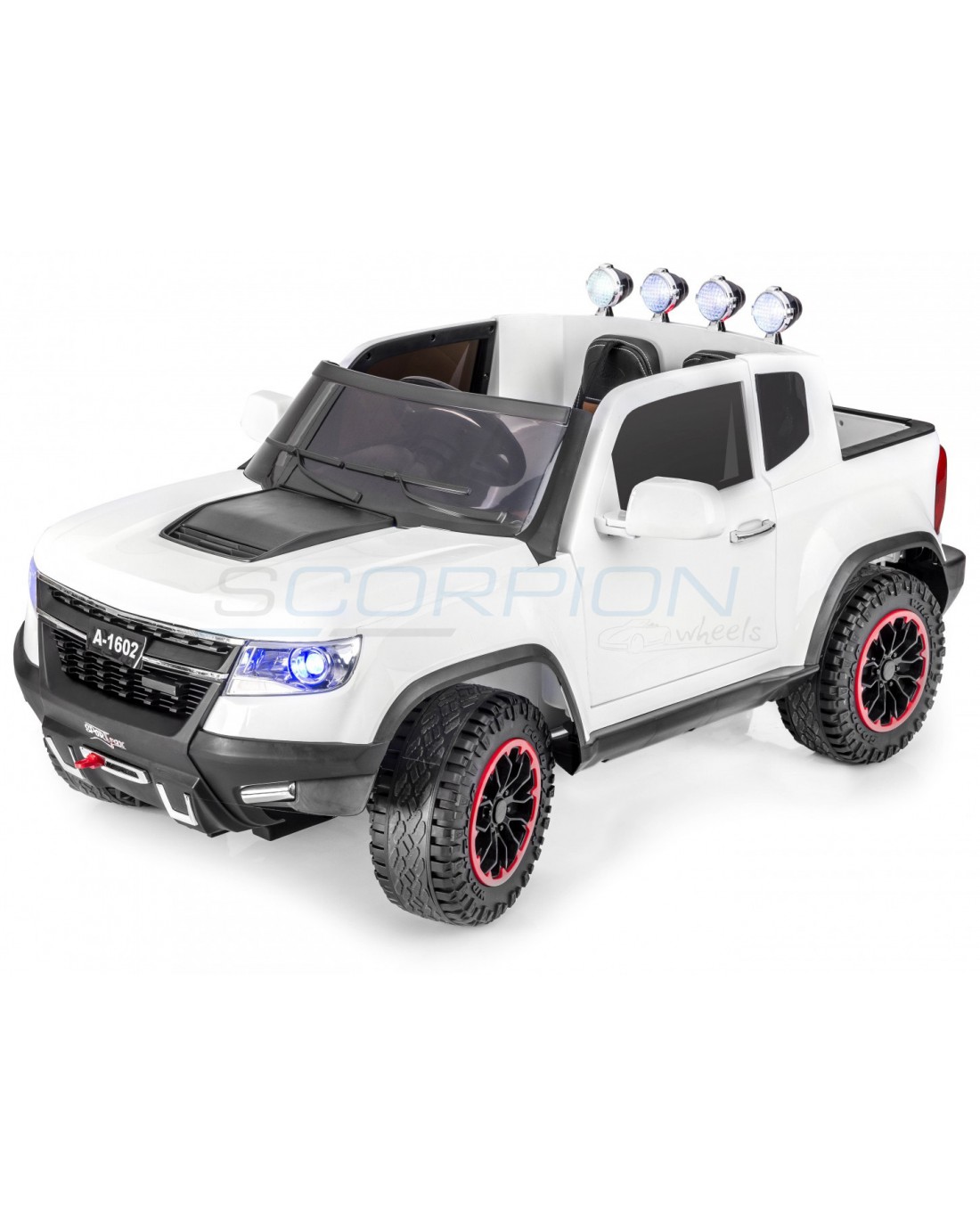 Παιδικό Αυτοκίνητο Skorpion Chevrolet Colorado 4X4 12V Style Λευκό ...